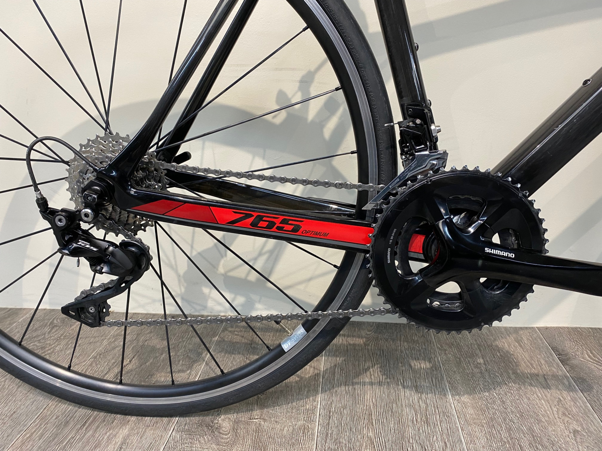 LOOK 765 OPTIMUM BLACK GLOSSY 2020 - VeloBrival