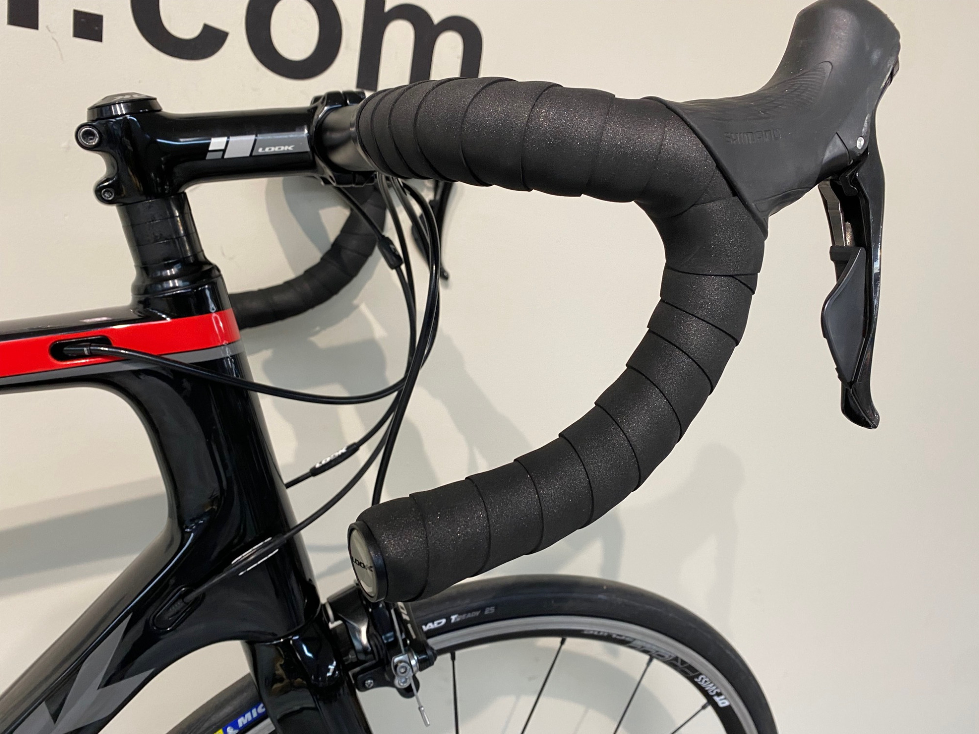 LOOK 765 OPTIMUM BLACK GLOSSY 2020 - VeloBrival